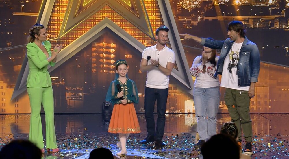 La ucraniana Zlata gana el pase de oro de Edurne en 'Got talent' tras ...