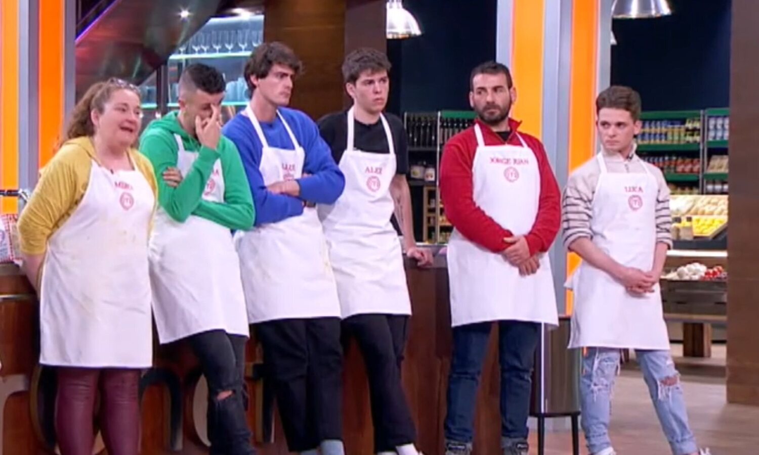 Merce hace la cruz a Luca en 'MasterChef' por una broma: "Para mí ya no ...