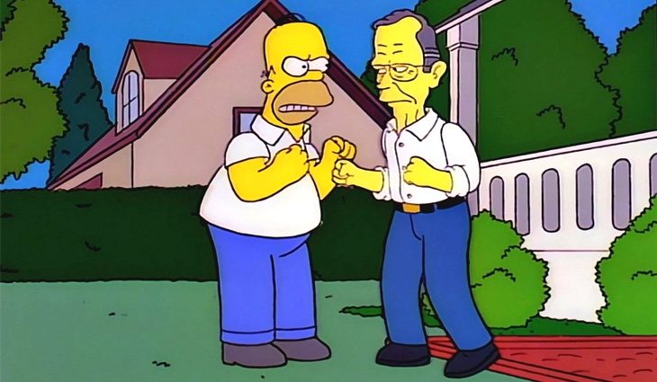 'Los Simpson': El capítulo en el que George H. W. Bush se muda a ...