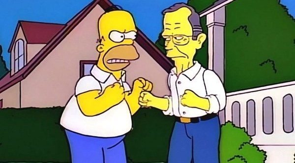 'Los Simpson': El capítulo en el que George H. W. Bush se muda a ...